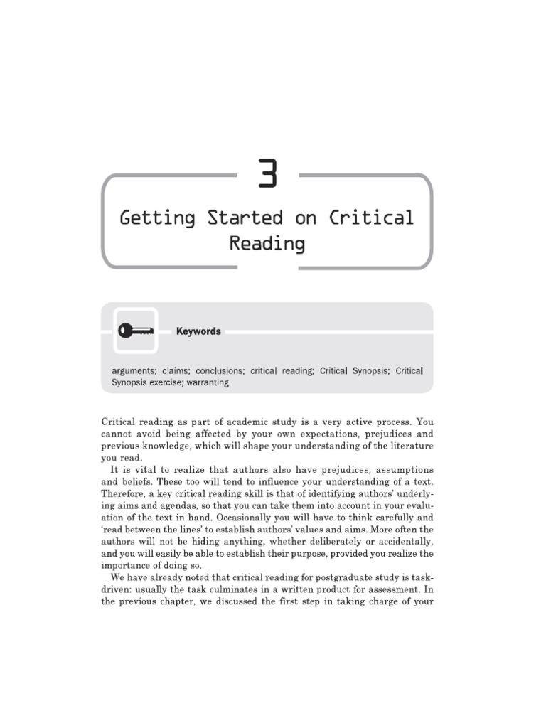 Critical Reading | PDF