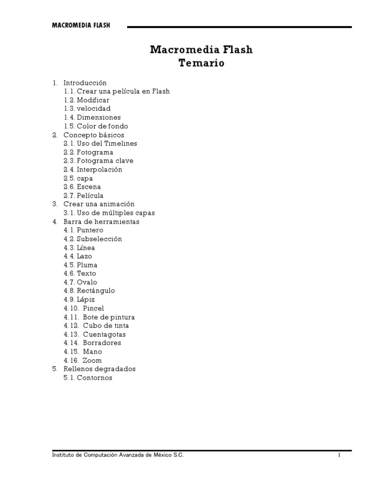 Macromedia Flash | PDF