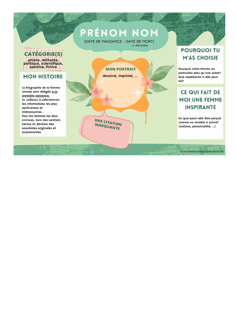 Affiches À Réaliser 8 Mars | PDF