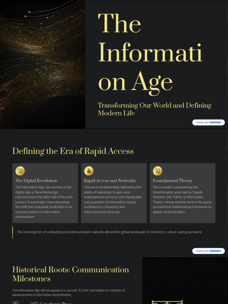 The Information Age | PDF