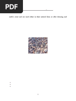 Types of Stones for Road Construction | PDF | Rock (Geology) | Geology