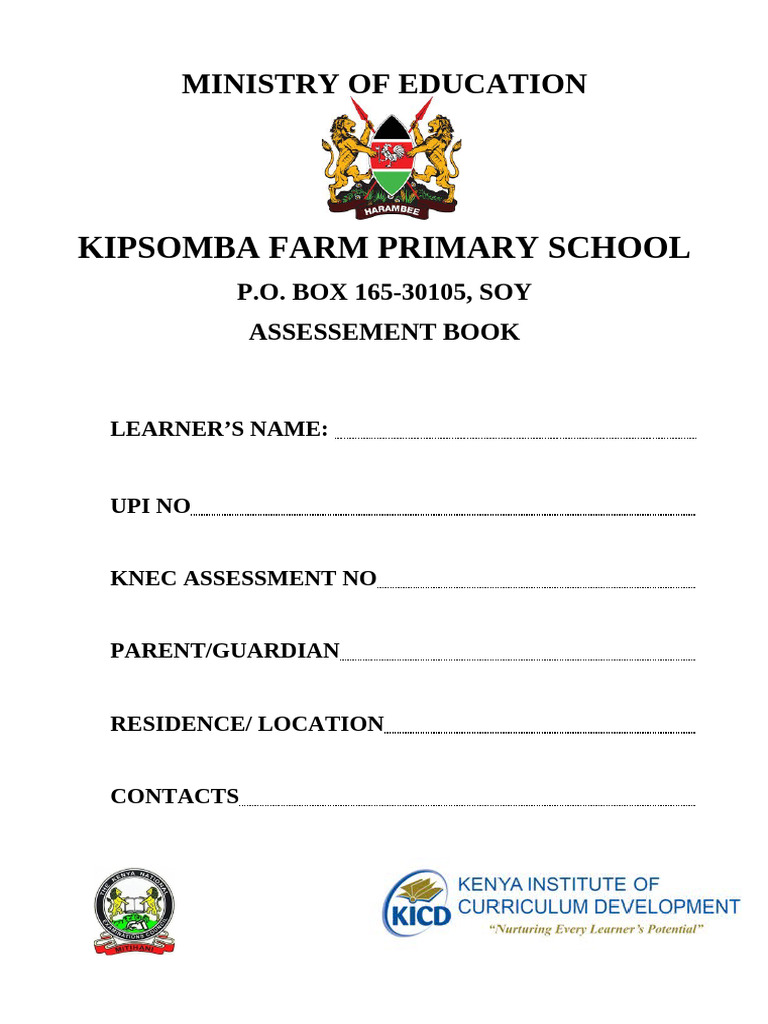 Kipsomba Farm Primary School Upper Primary Report Card | PDF | Inquiry ...