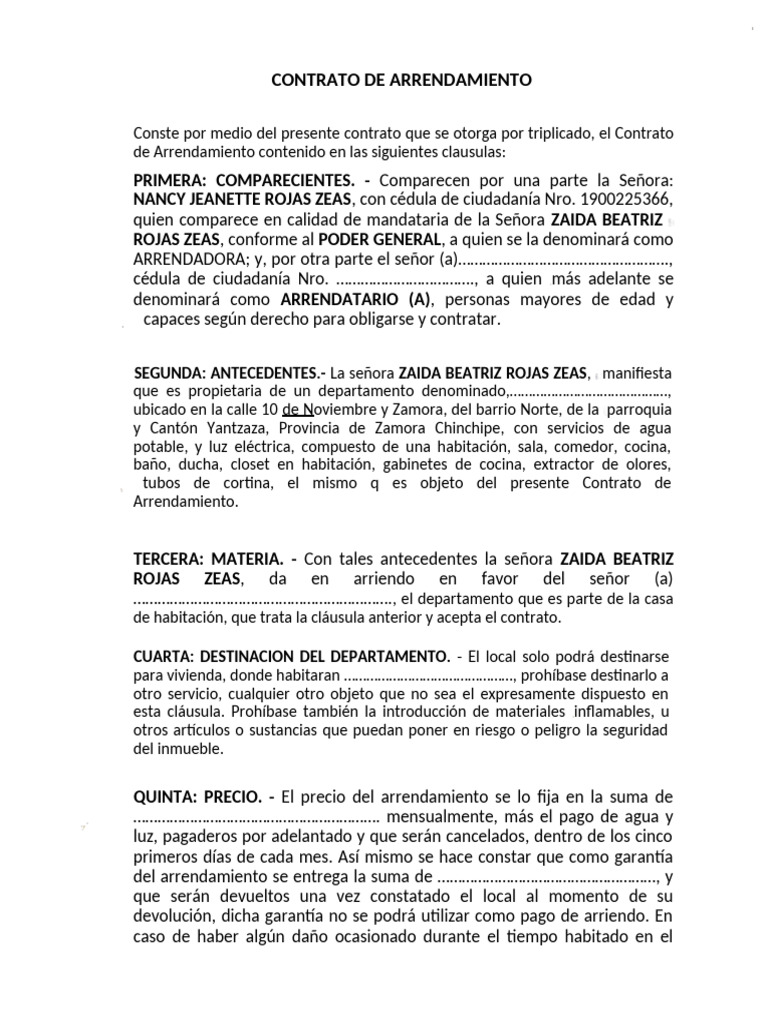 3 Contrat Arr | PDF
