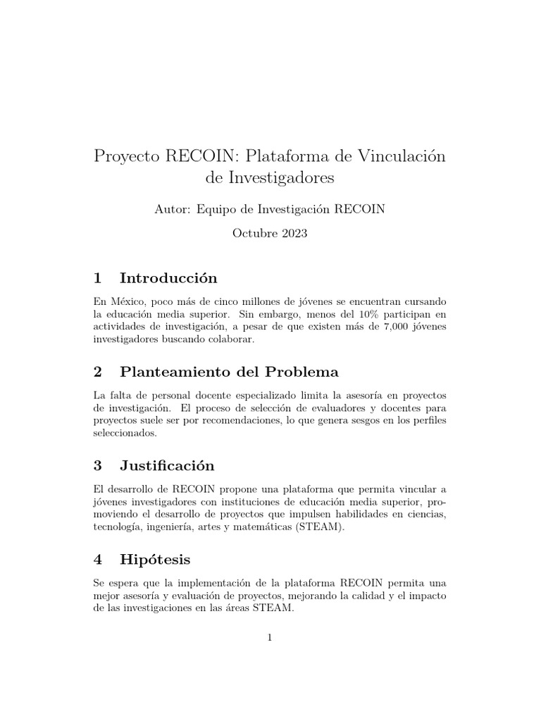 Reporte de Investigacion | PDF