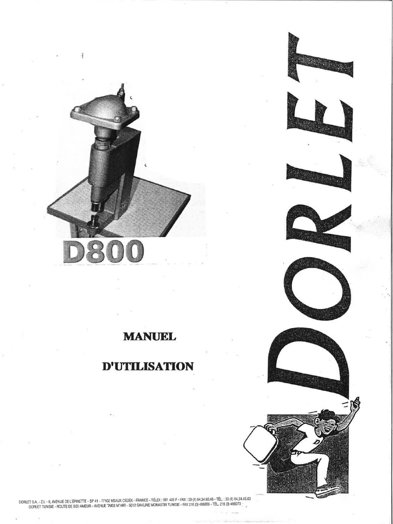 Dorlet D800 - Manuel Instructions | PDF