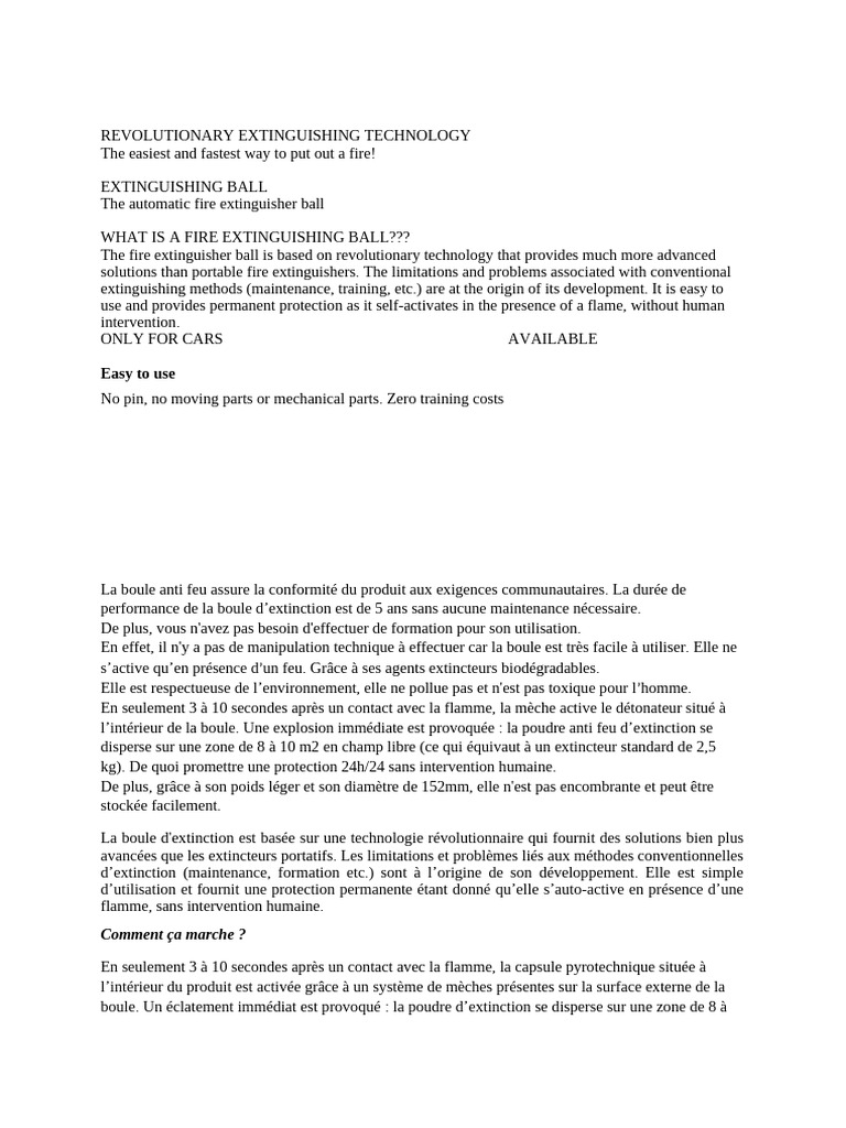 Informations Flyers Version Anglaise | PDF | La combustion | Feu