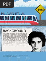 Piliavin's 1969 Subway Samaritan Study | PDF | Cognition | Methodology