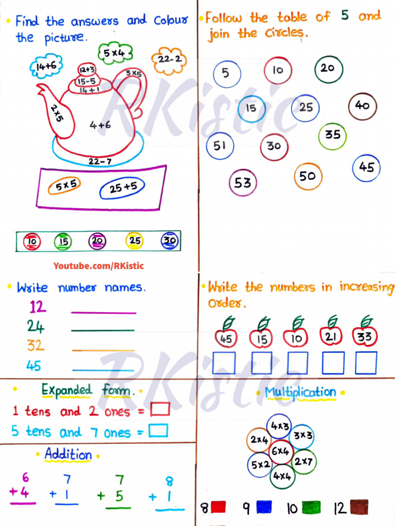 UKG Daily Practice Worksheet 1 by RKistic | PDF
