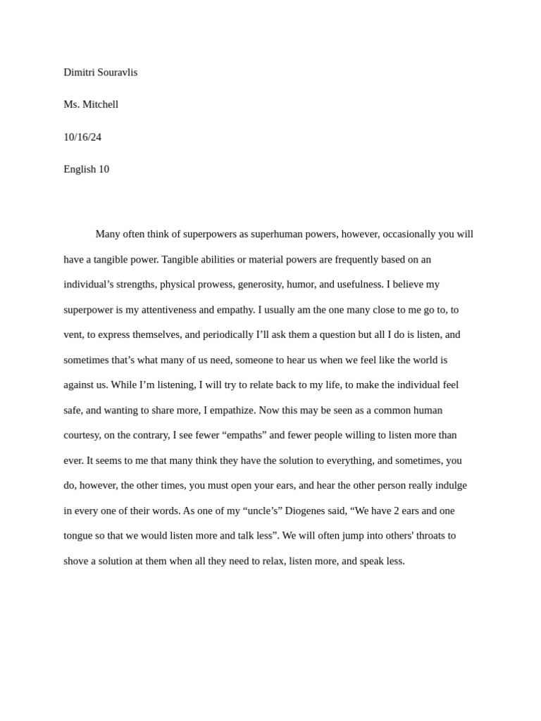 Superpower Paper | PDF