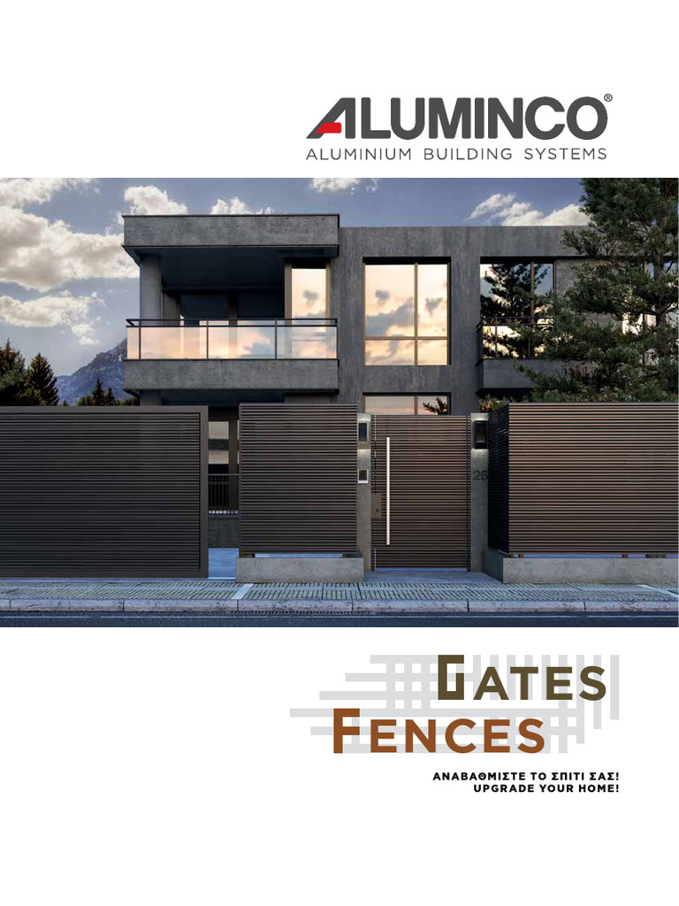 Aluminco GATESFENCES ProductBrochure GR En | PDF