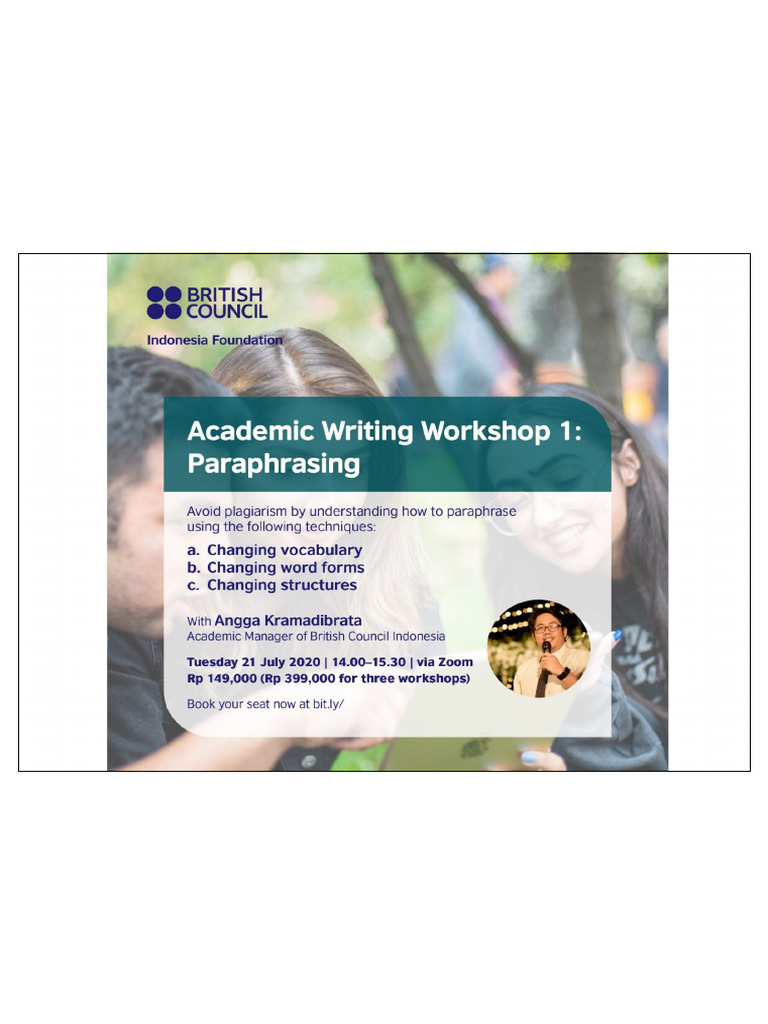 Avoiding Plagiarism - Paraphrasing (Annotated Materials) | PDF