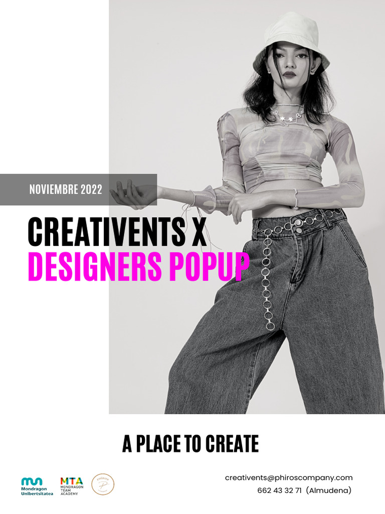 Dossier Creativents x Designers Popup | PDF | Iniciativa empresarial