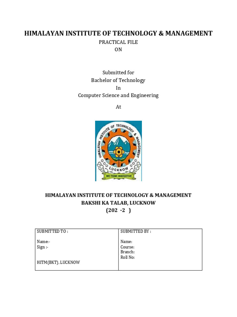 HITM Front Page | PDF