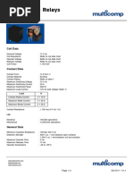 LU-5-R Relay Pinout and Specs | PDF | Alternating Current | Relay