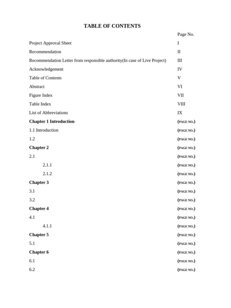 5_Table of Contents | PDF