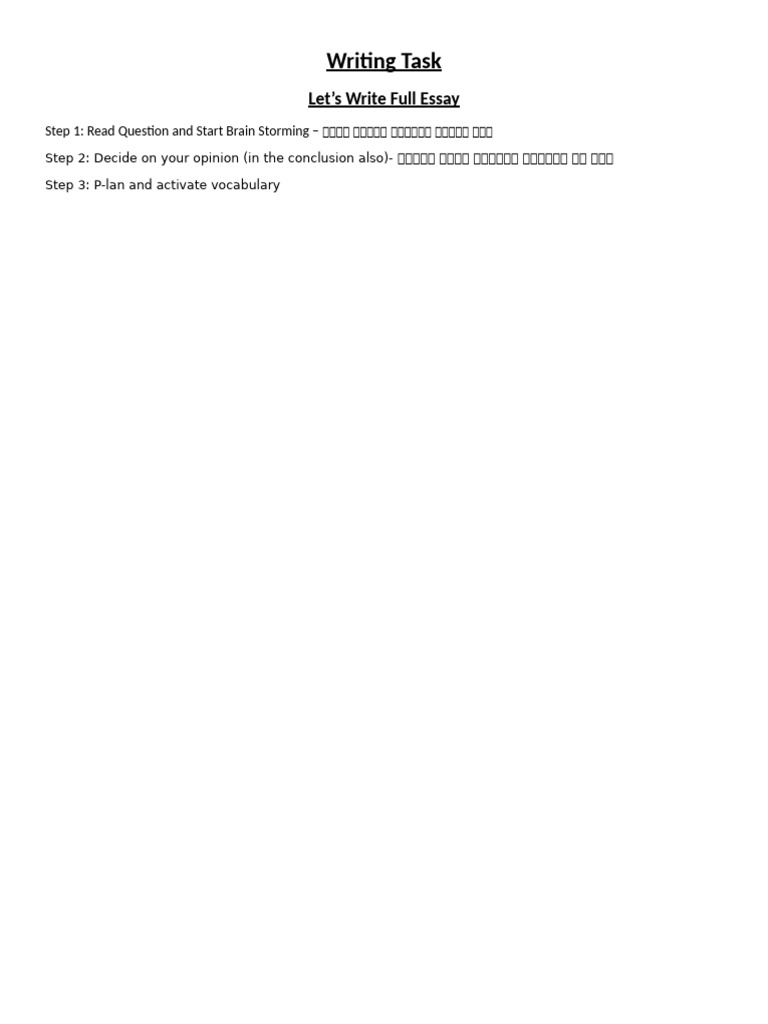 Writing Task | PDF