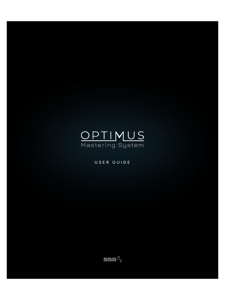 Optimus - Manual | PDF