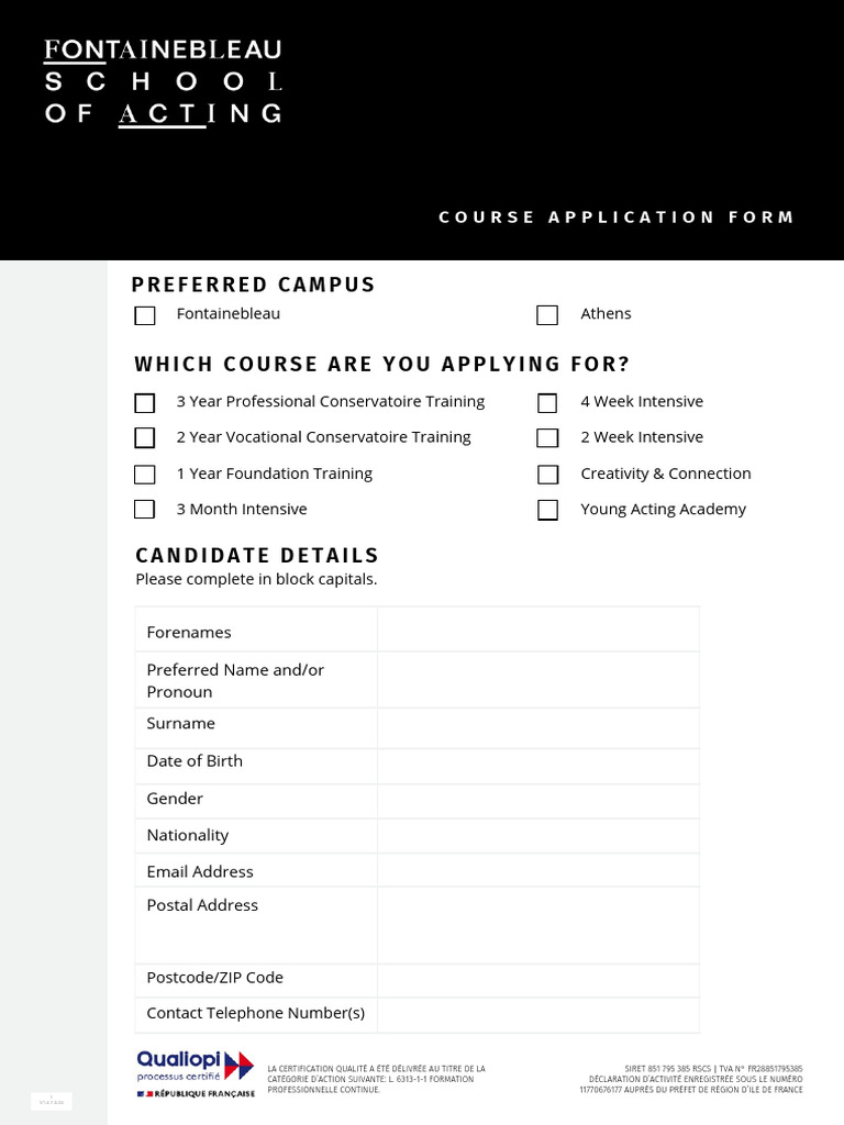 Application Form Editable 1 | PDF