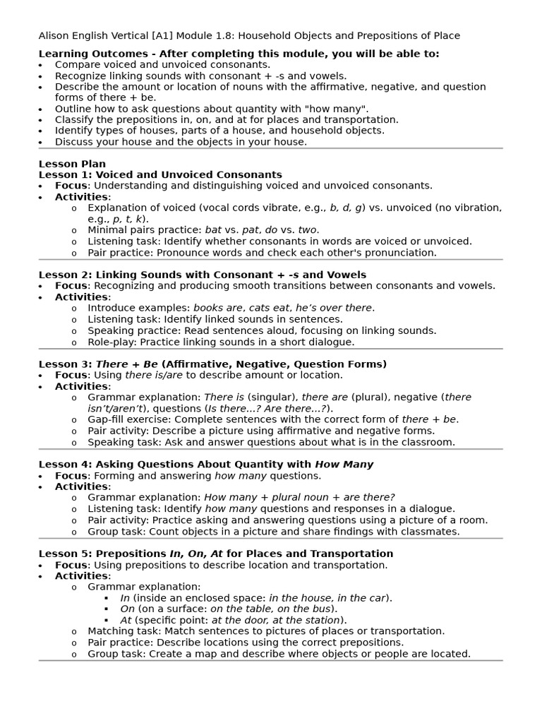 1.8 A Vertical EFL Course Designed To Ensure Continuity and Progression ...