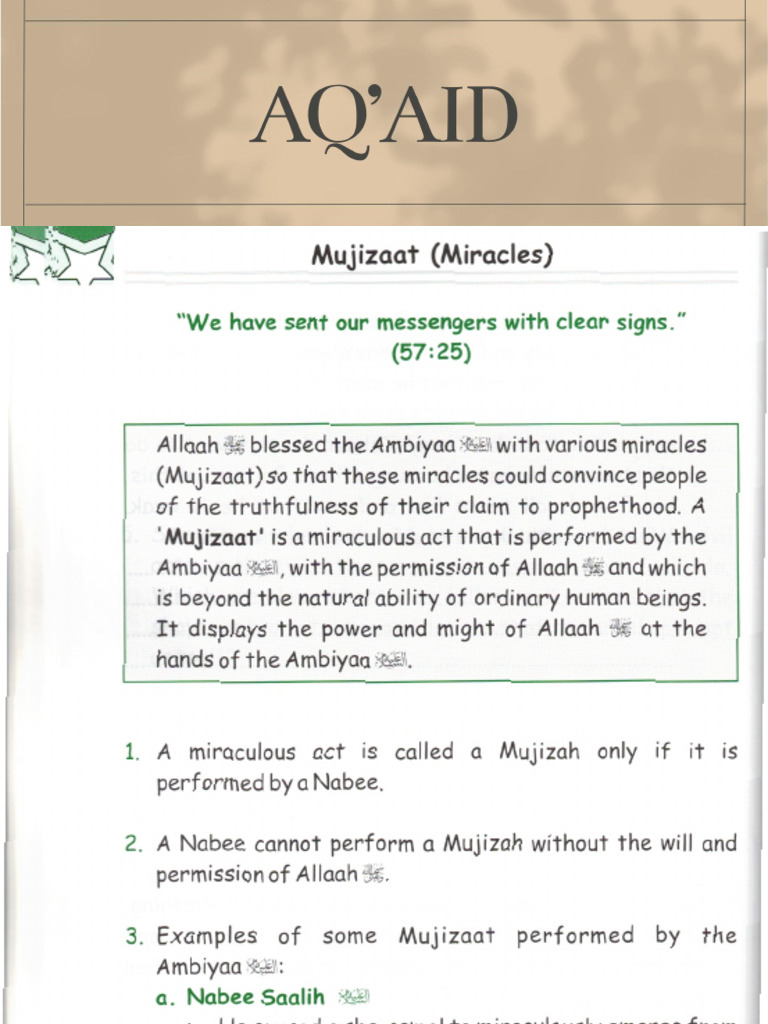 aqaaid w 9 | PDF
