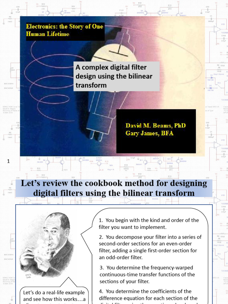 Designing a Complex Digital Filter Using the Bilinear Transform.pptx ...