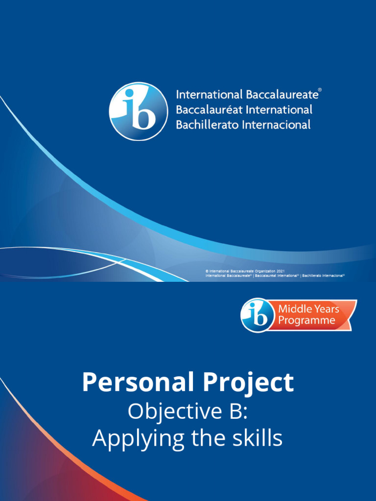 MYP_PP_Crit_B_Applying_Skills__ENG_ | PDF | Cognition | Human Communication
