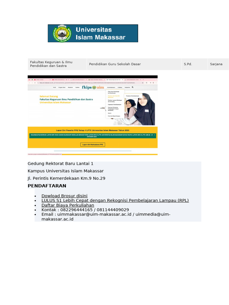 Daftar Universitas Cari Kerja Akuh | PDF