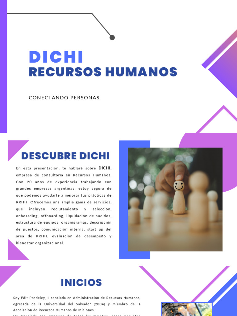 DICHI - Presentación | PDF | Gestión de recursos humanos | Business