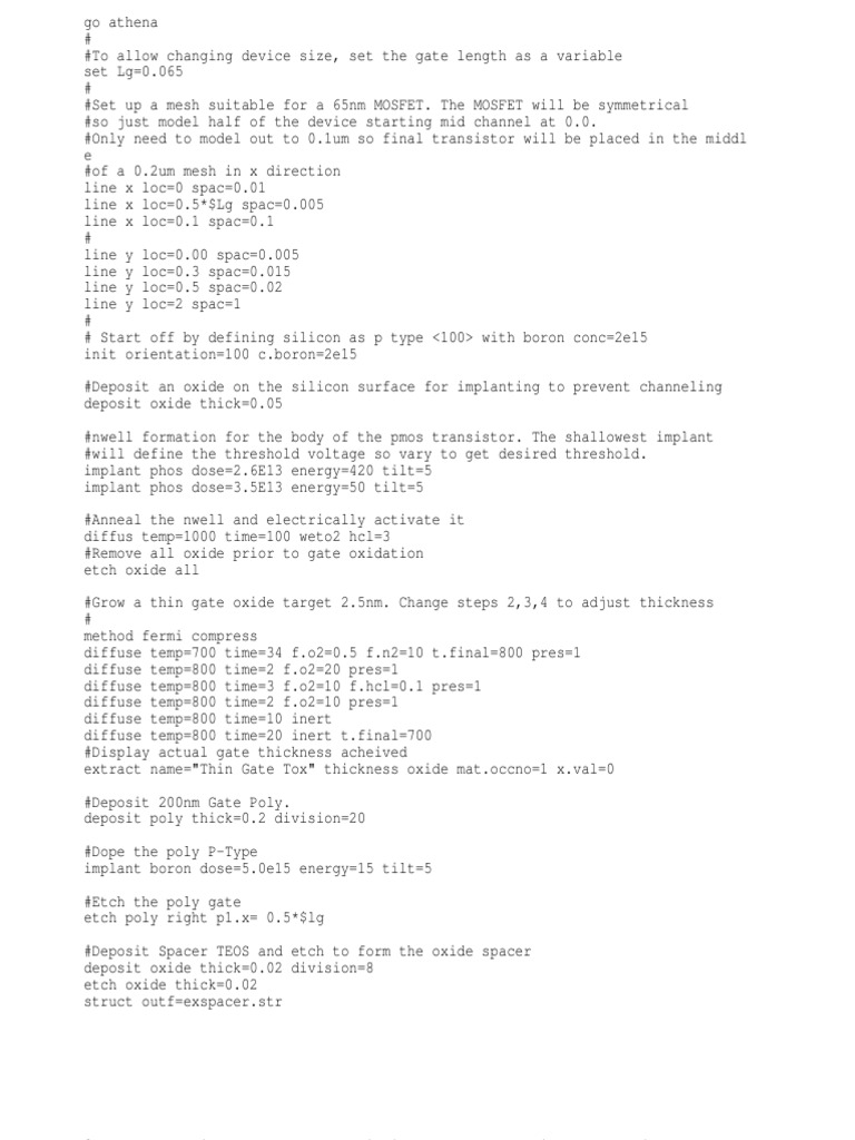 65nm Code | PDF | Field Effect Transistor | Mosfet