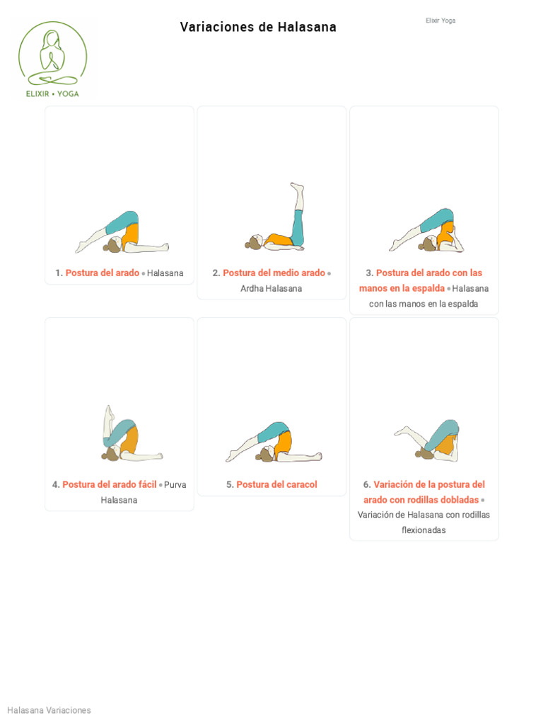 Halasana Variaciones | PDF