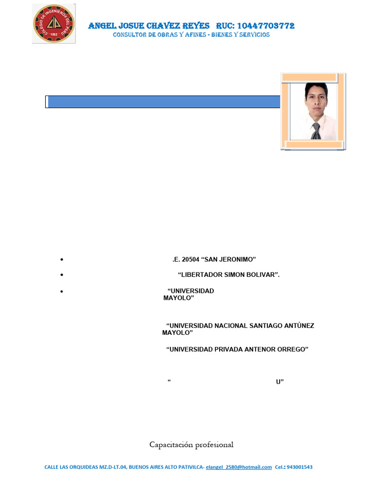 Carta de Presentacion - PDF Ultimo | PDF | Lima | Ingeniería