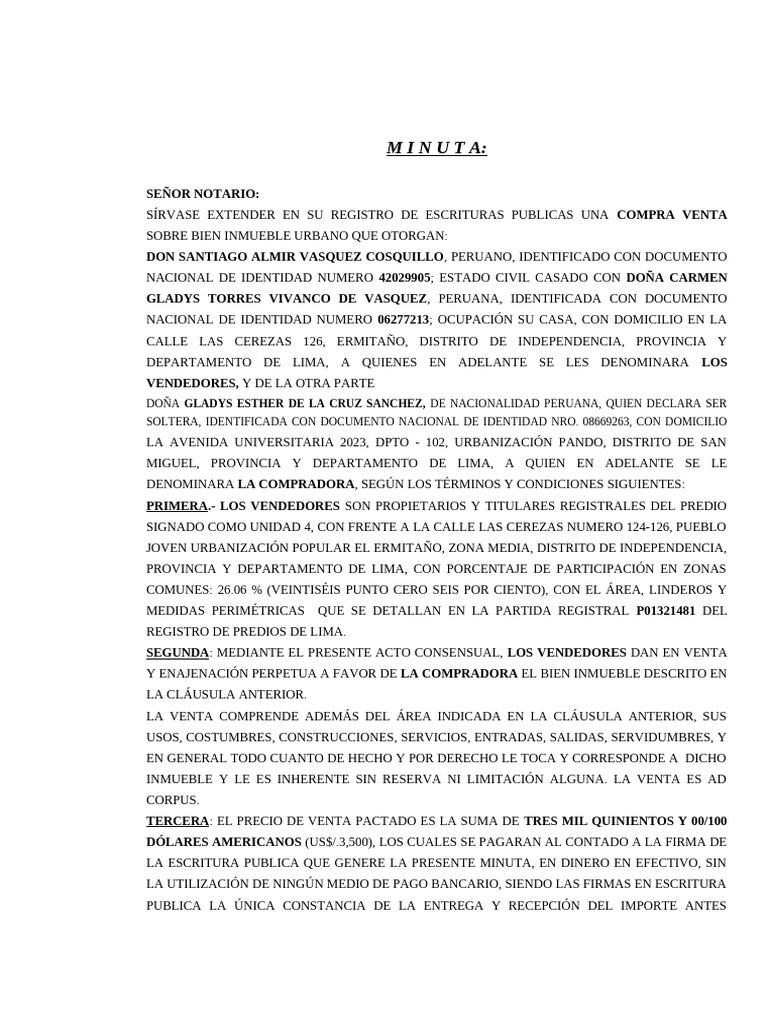 Minuta 19 Oct 07 Cruz | PDF