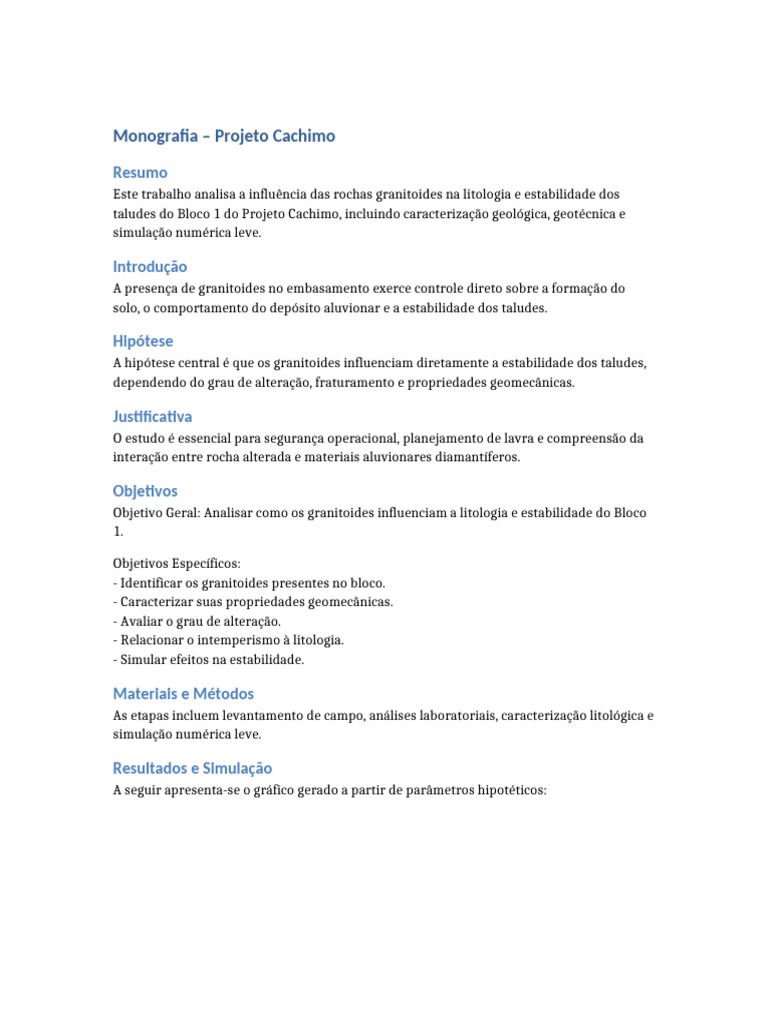 Monografia Cachimo Completa | PDF