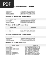 Windows Product Keys Guide | PDF | Windows 10 | Windows 8