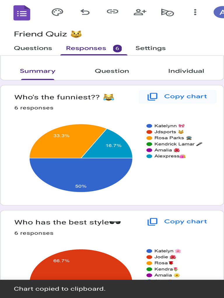 Friend Quiz ? - Google Forms | PDF