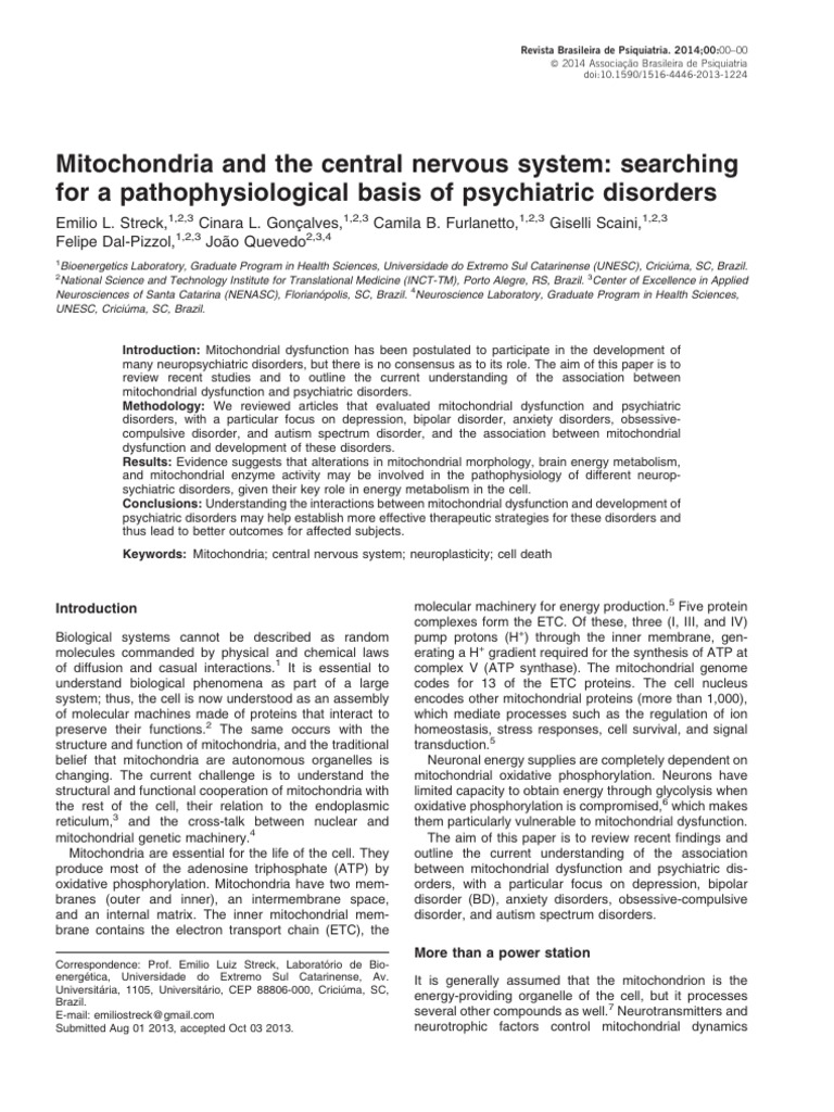 1516-4446-rbp-1516-4446-2013-1224 | PDF | Mitochondrion | Apoptosis