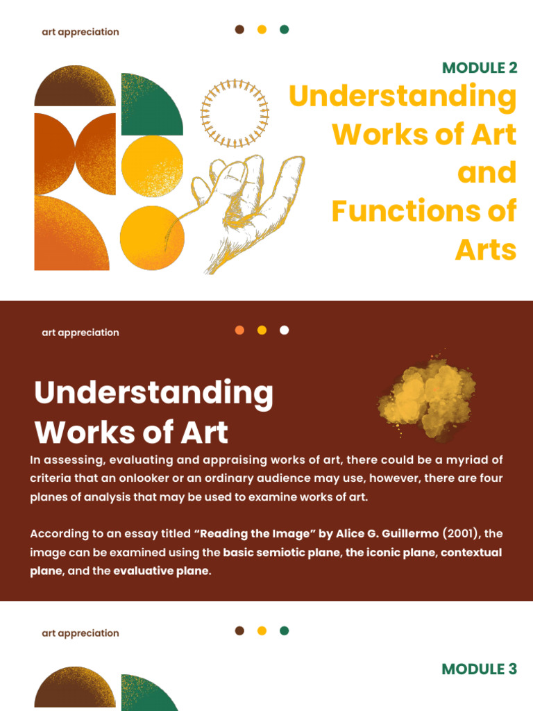 Module 2 Functions of Arts | PDF | Visual Arts Education | Liberal Arts ...