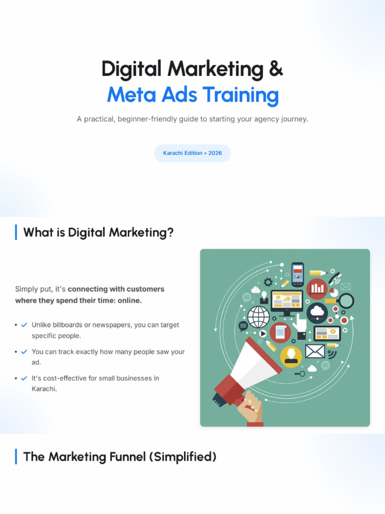 Digital Marketing & Meta Ads Training | PDF