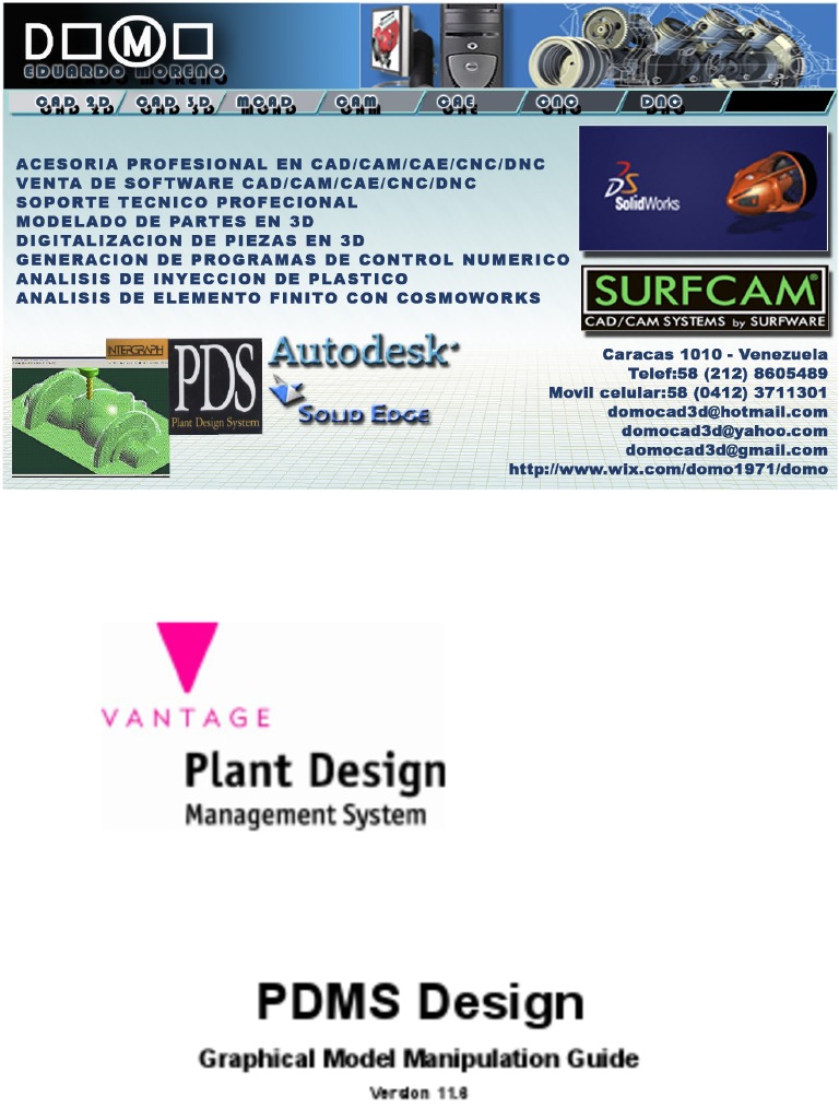 PDMS Graphical Model Manipulation Guide | PDF | Graphical User ...