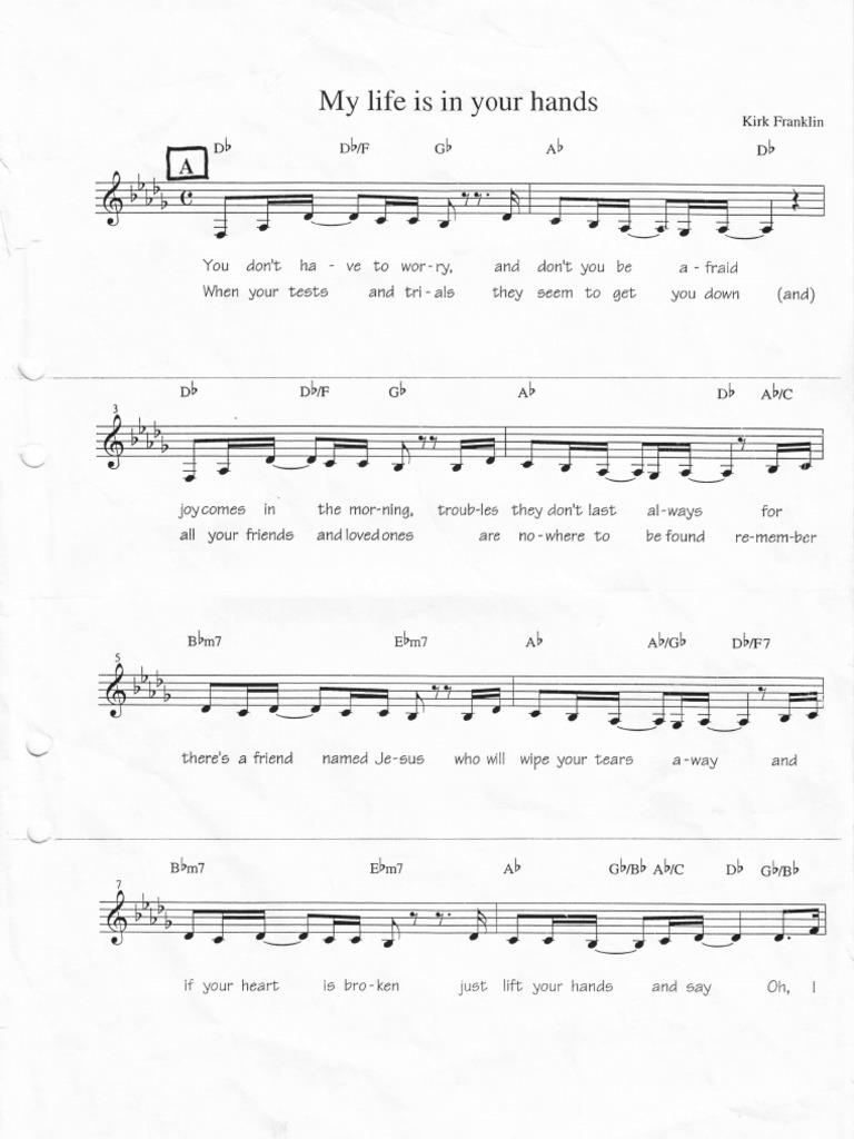 My Life is in Your Hands