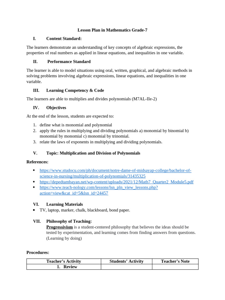 Dividing and Multiplying Polynomials | PDF | Algebra | Polynomial