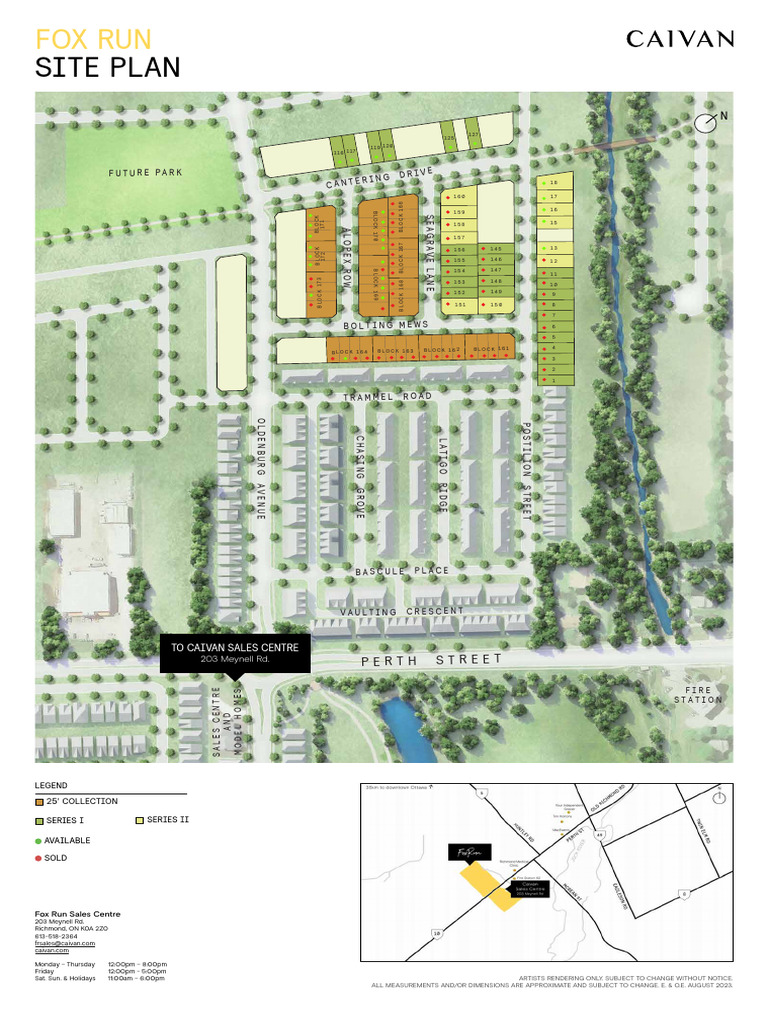 Fox Run Site Plan 230825 | PDF