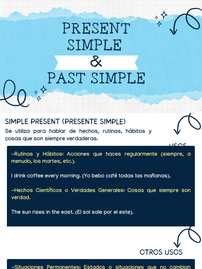 PRESENT SIMPLE AND PAST SIMPLE - PPTX - 20260129 - 214119 - 0000 | PDF