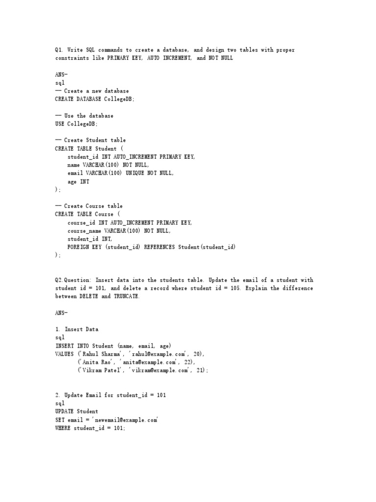 DBMS | PDF | Databases | Sql