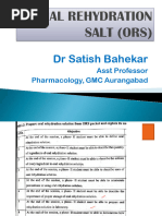 Oral Rehydration Solution Guide | PDF | Diarrhea | Medical Specialties