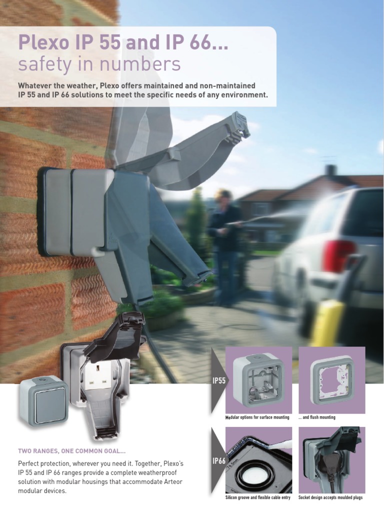 Plexo Weatherproof Wiring Devices | PDF | Ac Power Plugs And Sockets ...