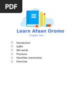 Afaan Oromo-English-Amharic Dictionary | PDF | Semantic Units ...
