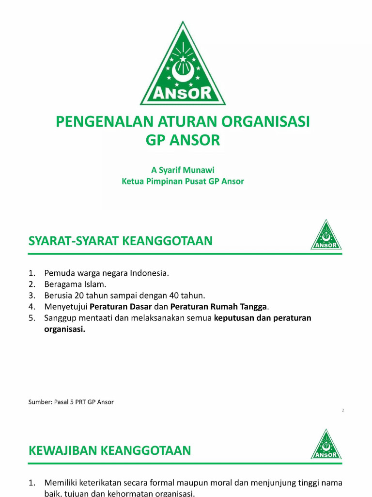 Aturan Organisasi | PDF