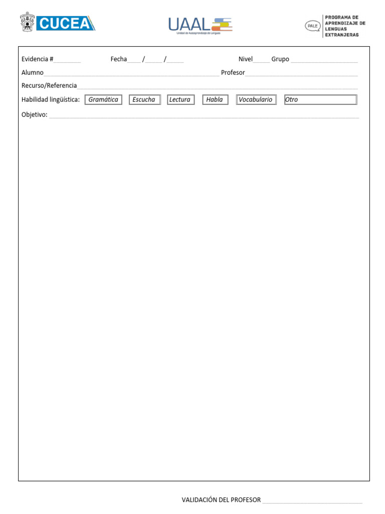 Formato UAAL | PDF