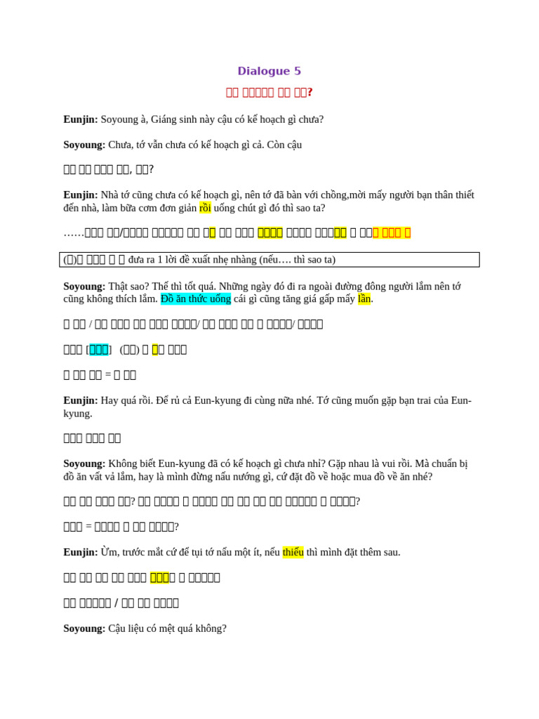 Dialogue 5 | PDF